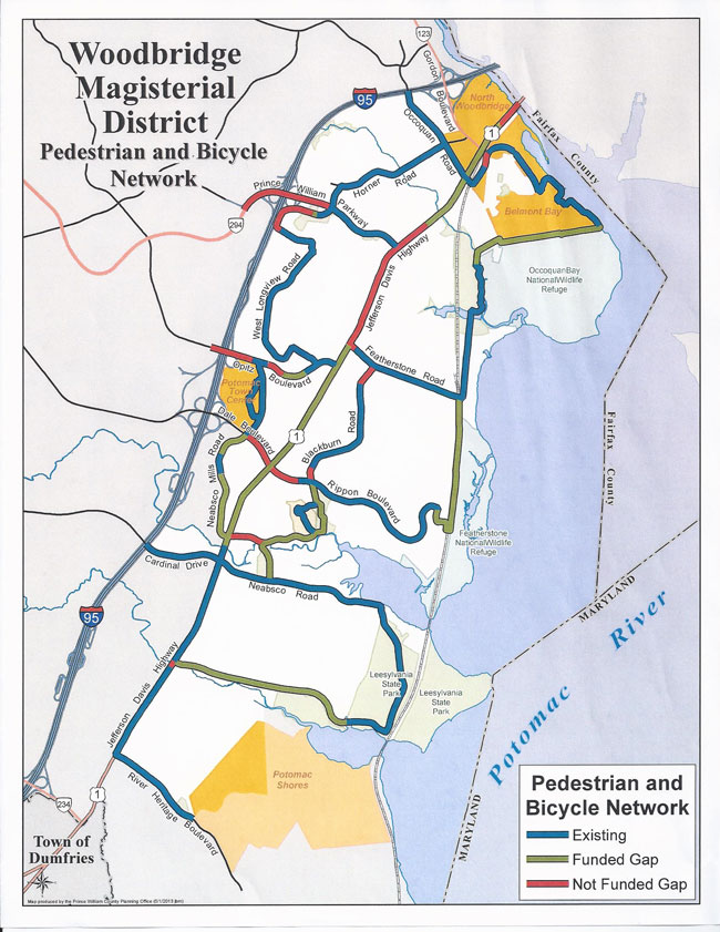Woodbridge Bike & Pedestrian Trail System More Than Halfway Funded ...