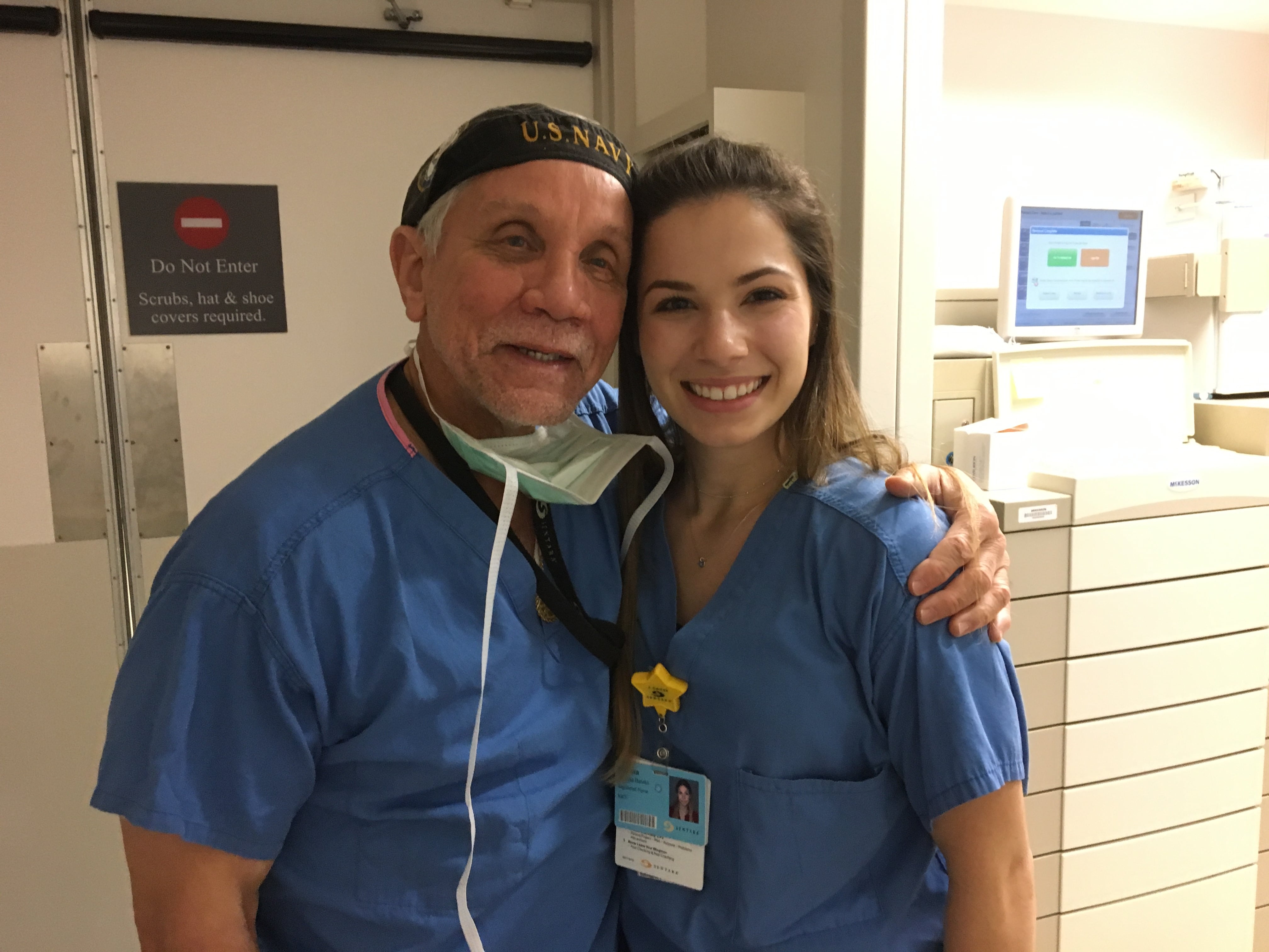 Baby turned nurse works with Sentara doctor who delivered her